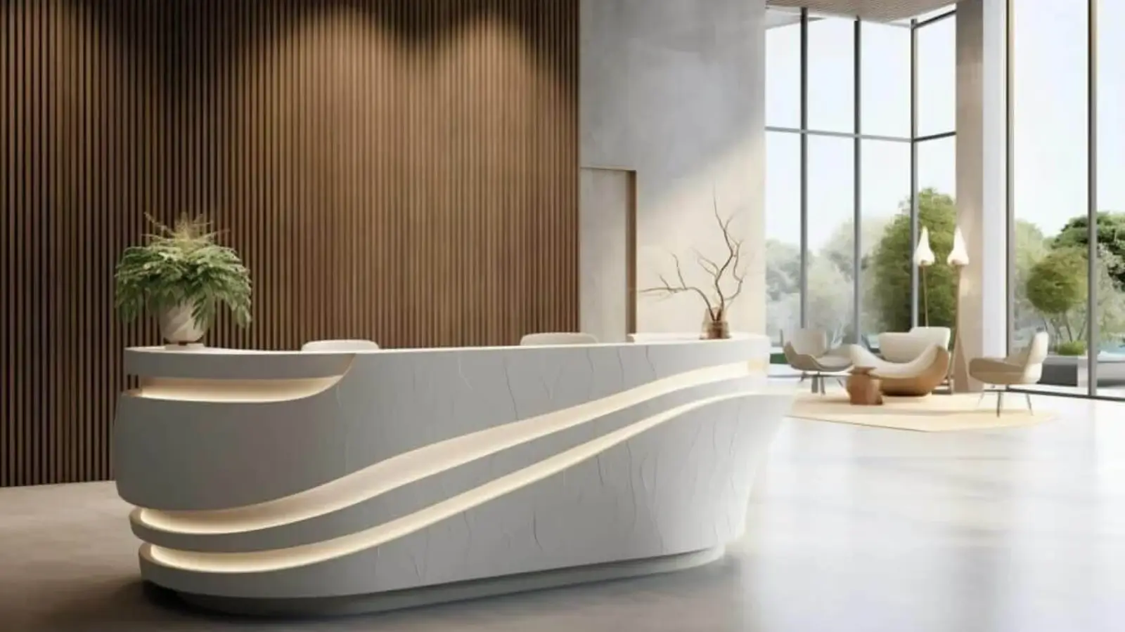 Entrance desk store